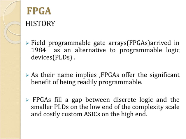ASIC VS FPGA.ppt | Programming Languages | Computing