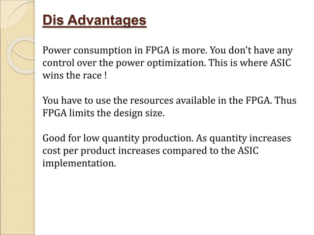 ASIC VS FPGA.ppt | Programming Languages | Computing