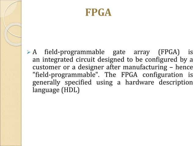 ASIC VS FPGA.ppt | Programming Languages | Computing