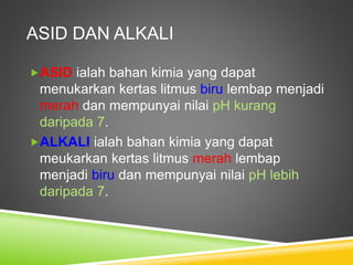 Asid & alkali | PPTX