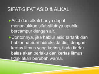 Asid & alkali | PPTX