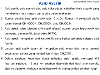 Asid Asetik | PDF
