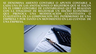 Asientos contables | PPTX