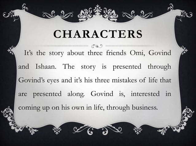 3 mistake of my life book review | PPTX