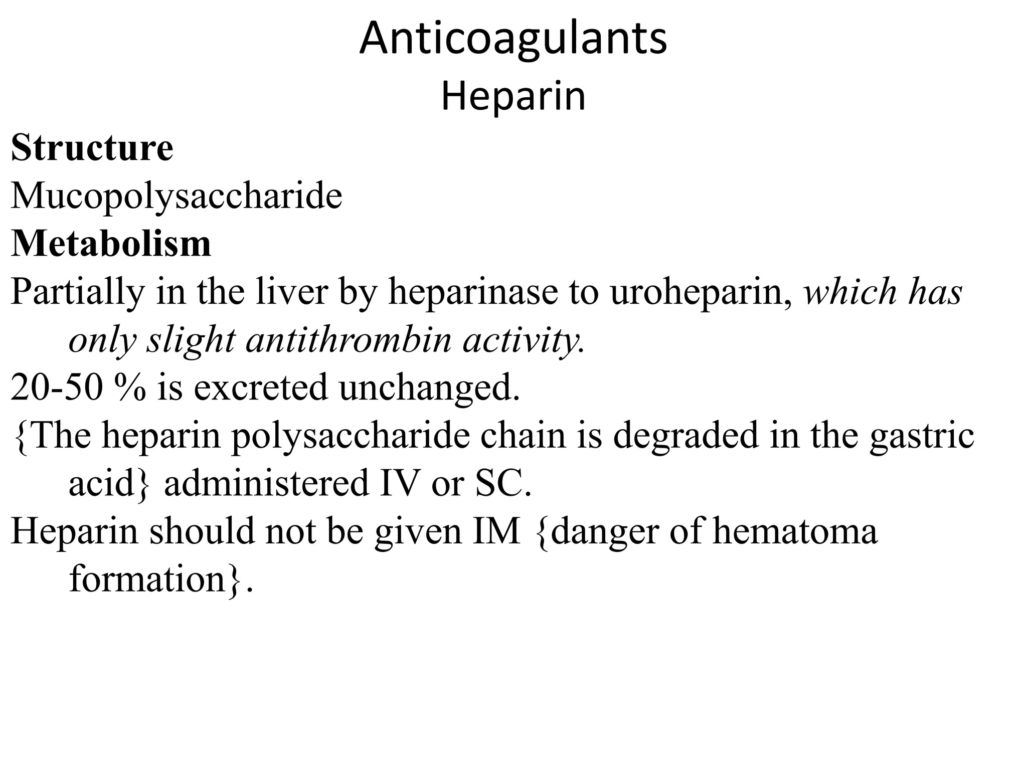 Anticoagulants Grugs | PPTX