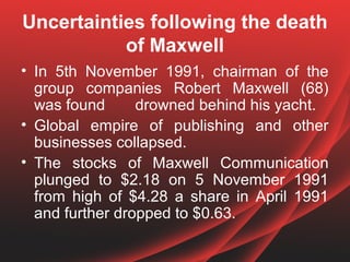 Maxwell Collapse | PPT