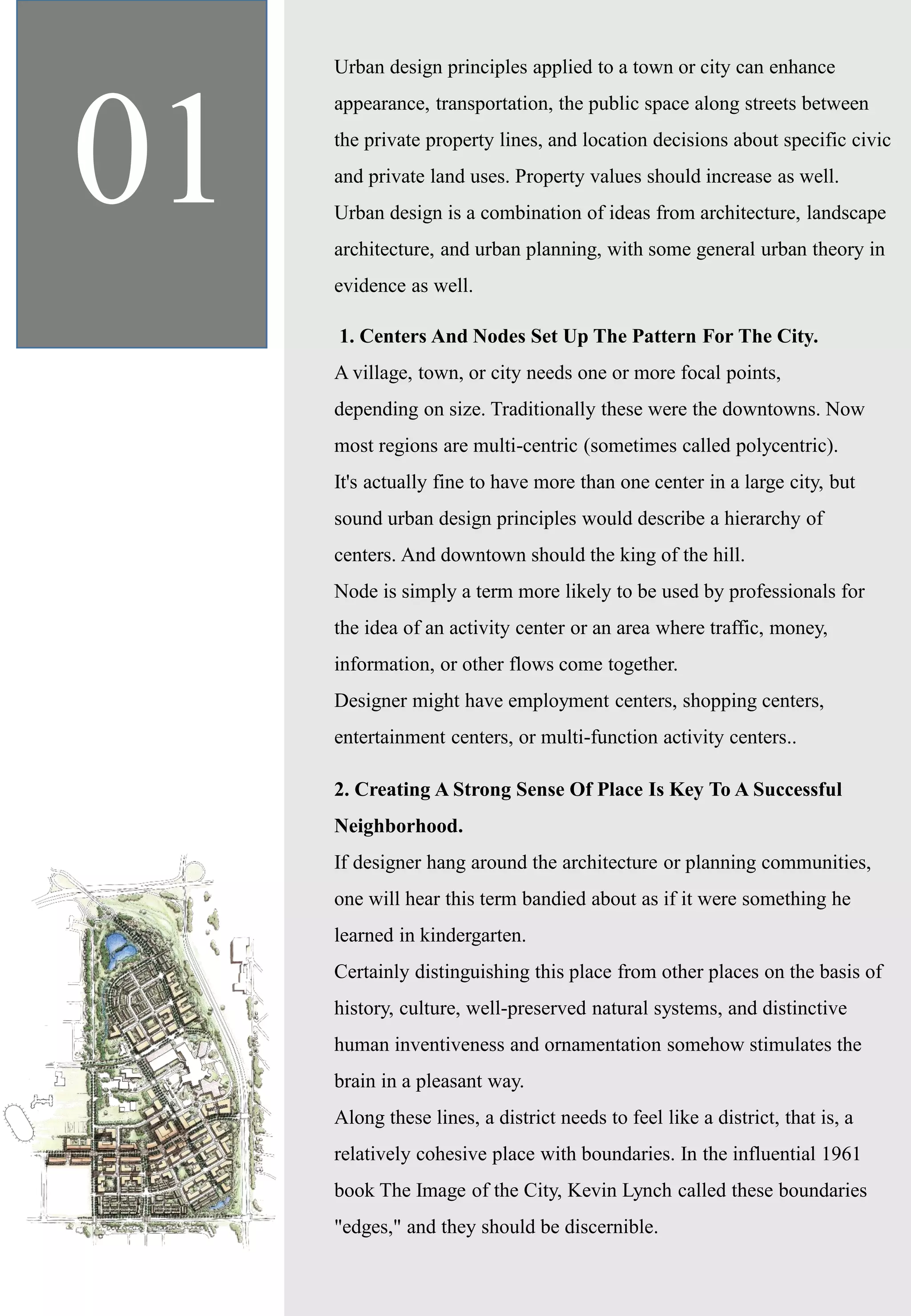 Urban Design basic rules | PDF