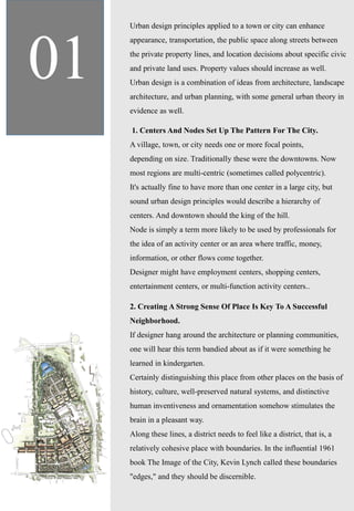 Urban Design basic rules | PDF
