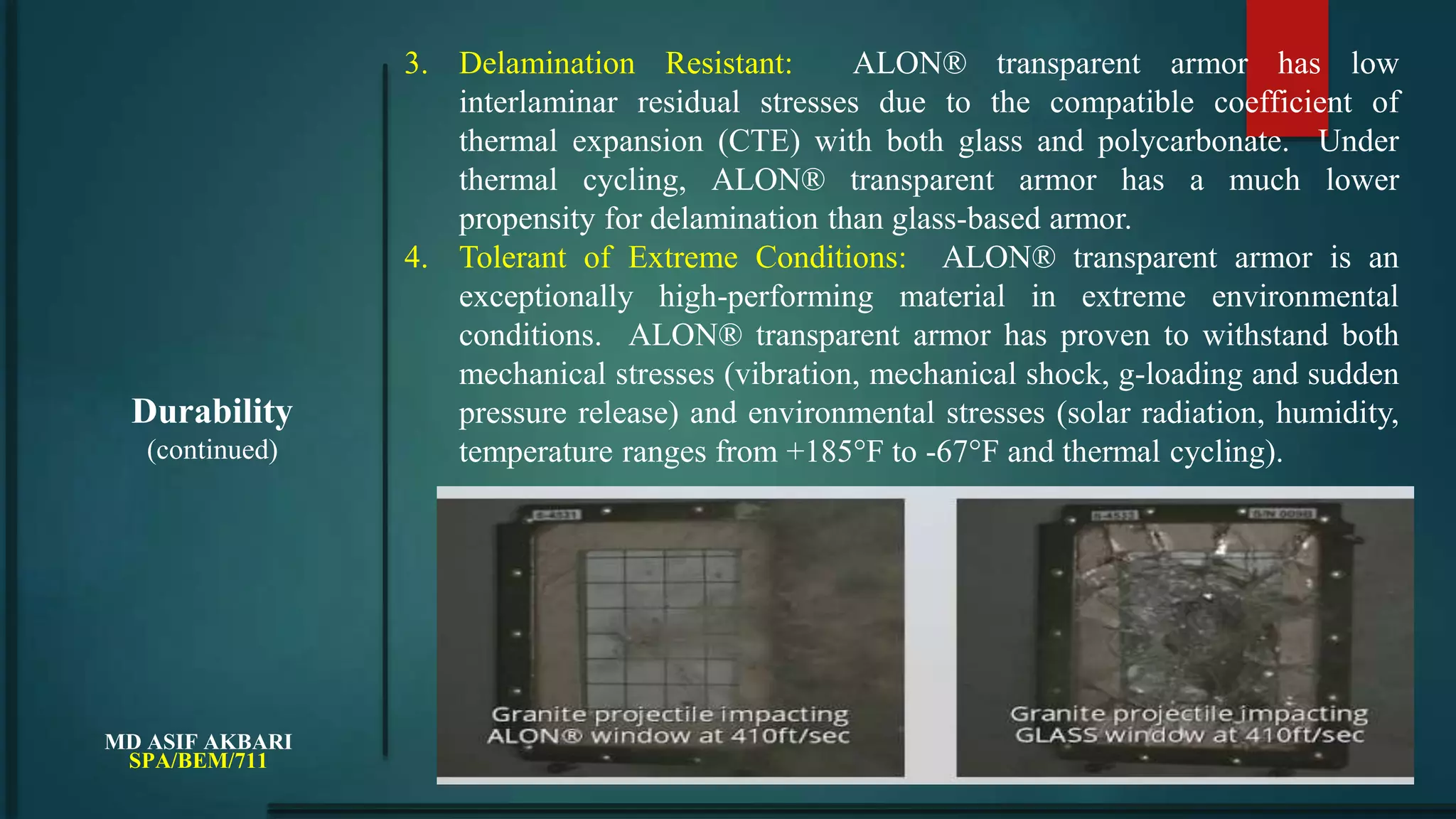 Asif akbari bem711 transparent aluminium | PPTX