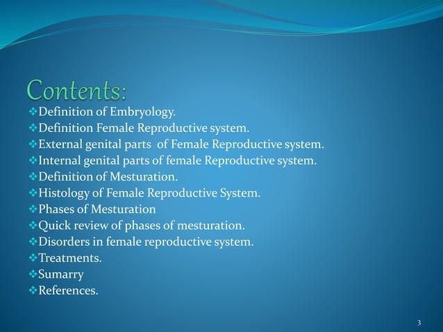 Female Reproductive System | PPT