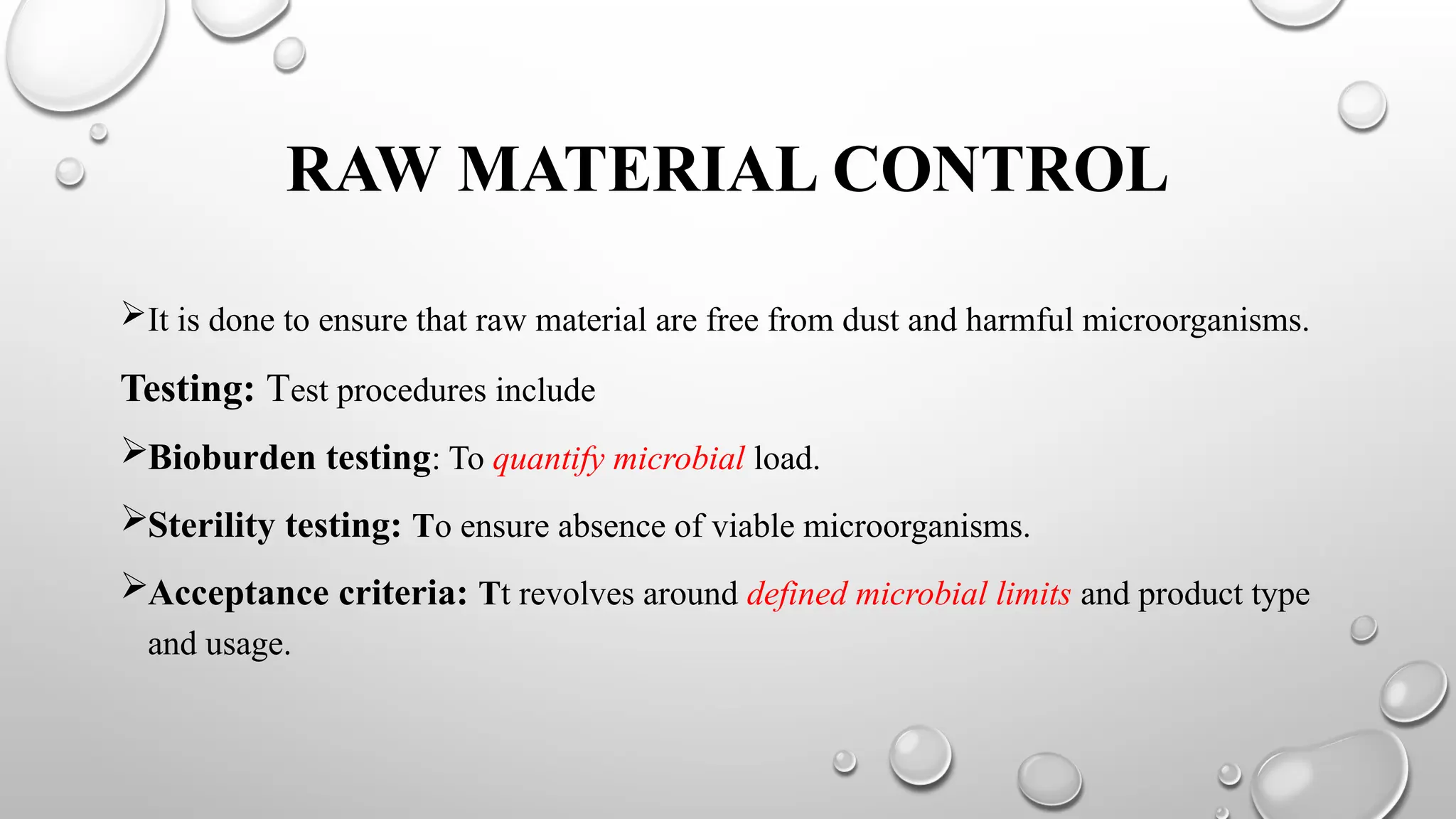 Quality control of drugs in pharmaceutical microbiology | PPTX