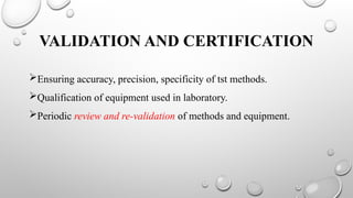 Quality control of drugs in pharmaceutical microbiology | PPTX