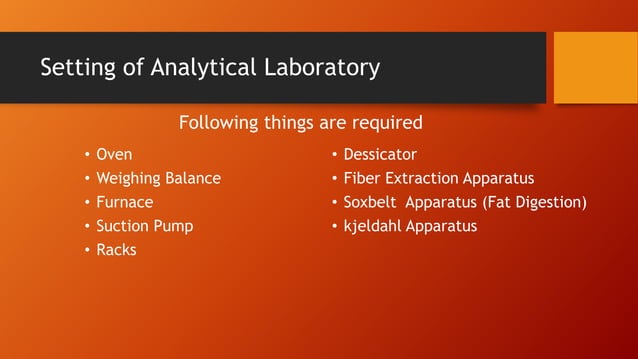 Proximat analysis laboratory + proximat analysis | PPTX