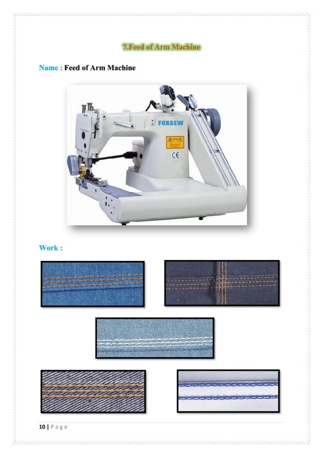 Different Types Of Industrial Sewing Machine & Their Uses. | PDF