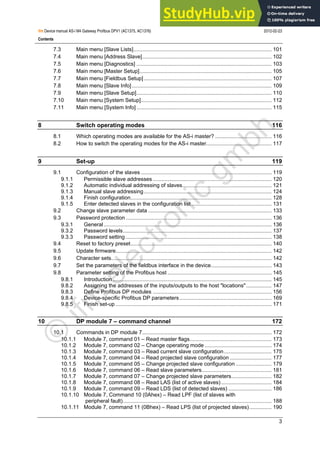 AS I Gateway Profibus Manual | PDF