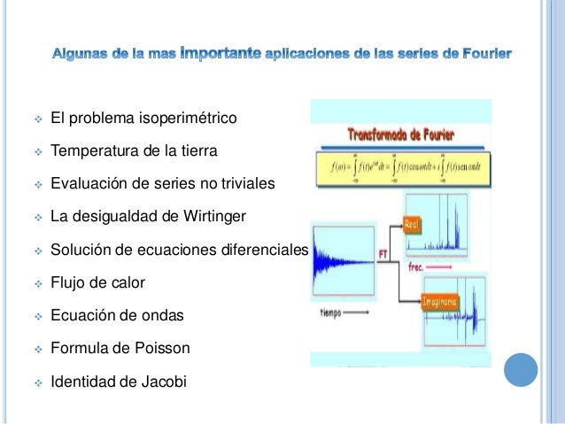 APLICACIONES DE LA SERIE DE FOURIER EN EL AREA DE LA INGENIERIA