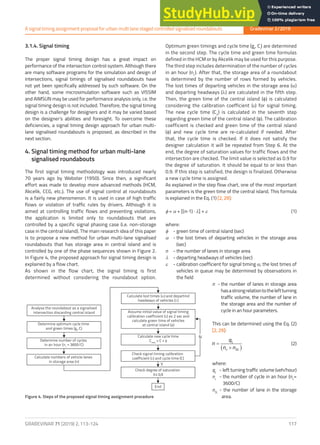 A Signal Timing Assignment Proposal For Urban Multi Lane Staged Controlled Signalised ...