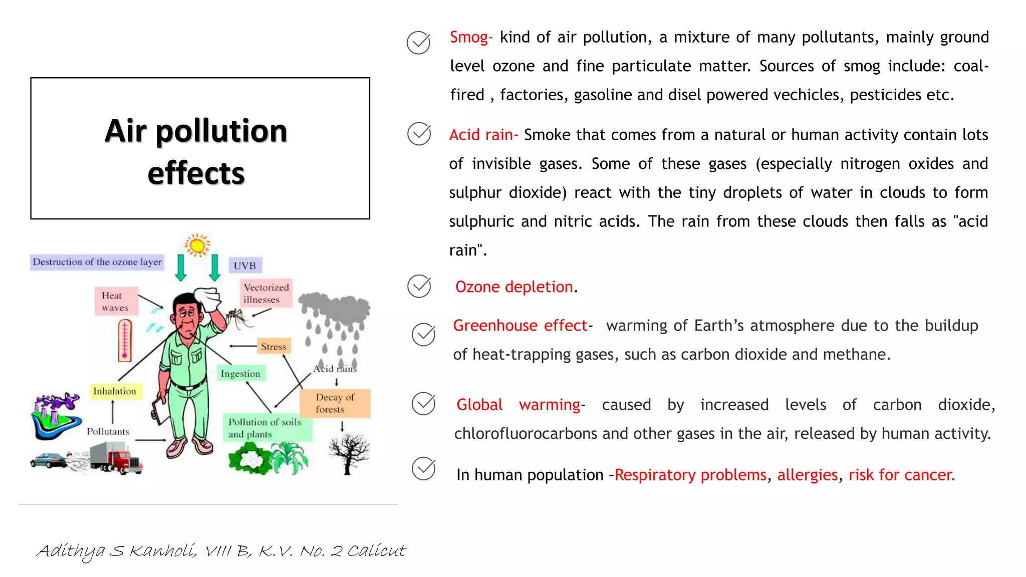 Pollution of air and Water. | PPT