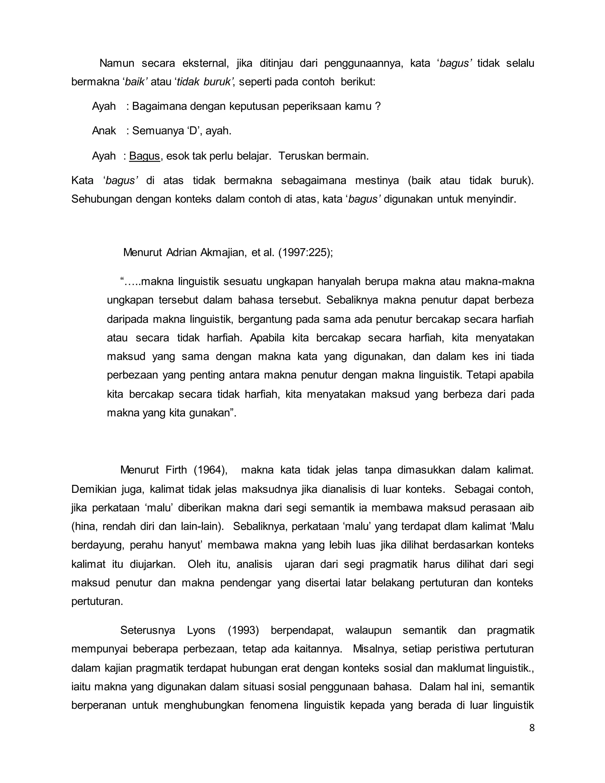 Asignment semantik terkini 20 sept 2013............. | PDF | Free Download