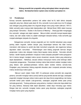 Asignment semantik terkini 20 sept 2013............. | PDF
