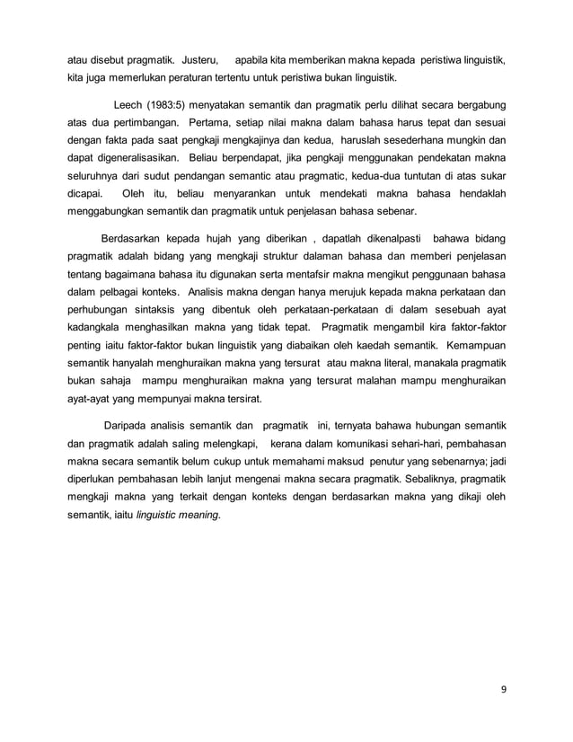 Asignment semantik terkini 20 sept 2013............. | PDF | Free Download