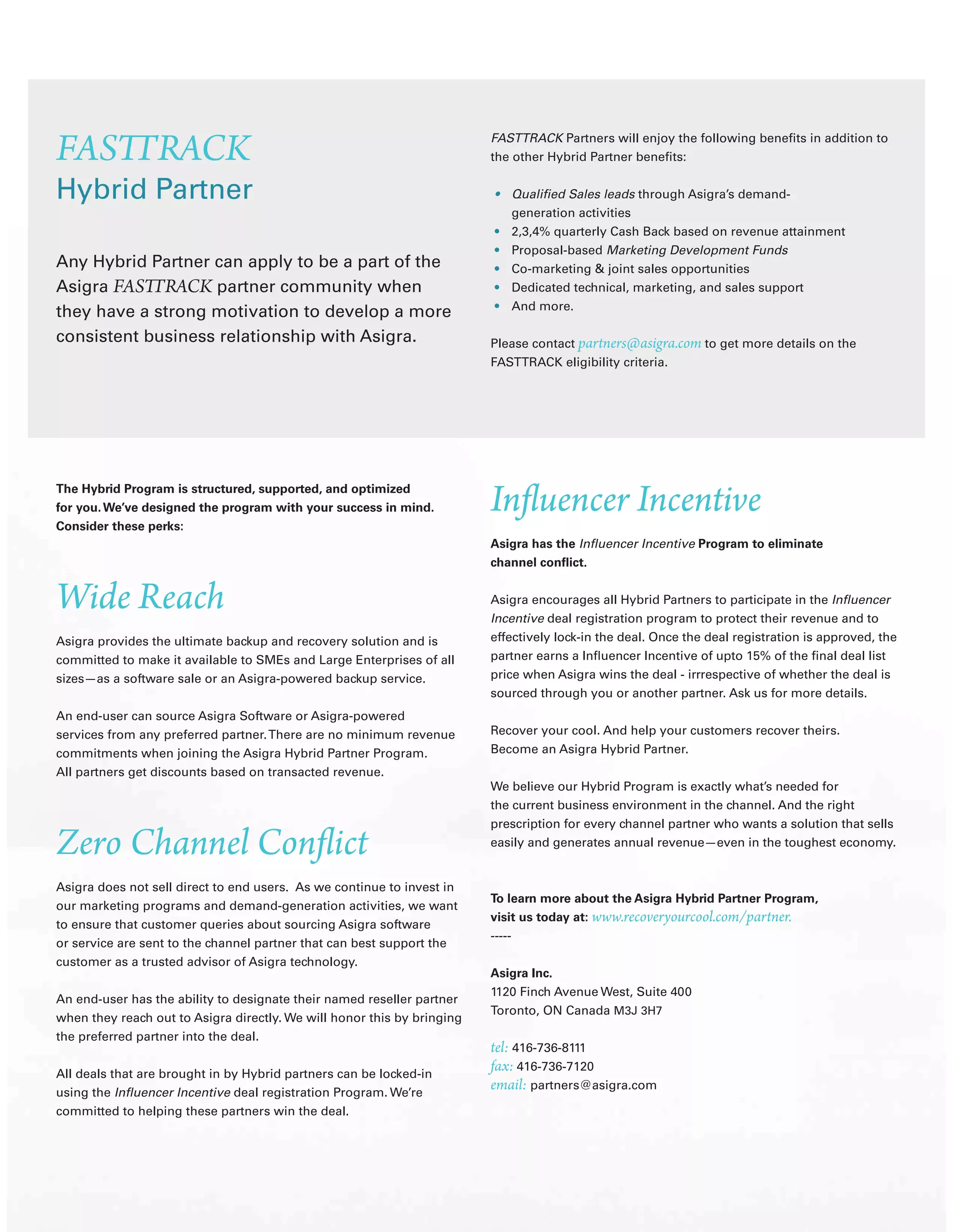 Asigra Partnerbrochure | PDF