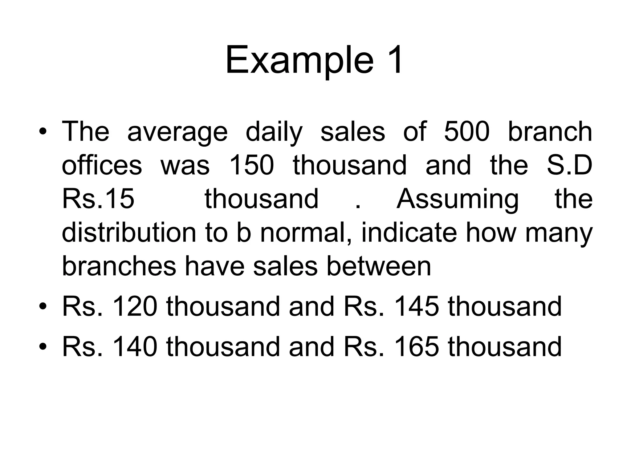 normal distribution problems | PPTX