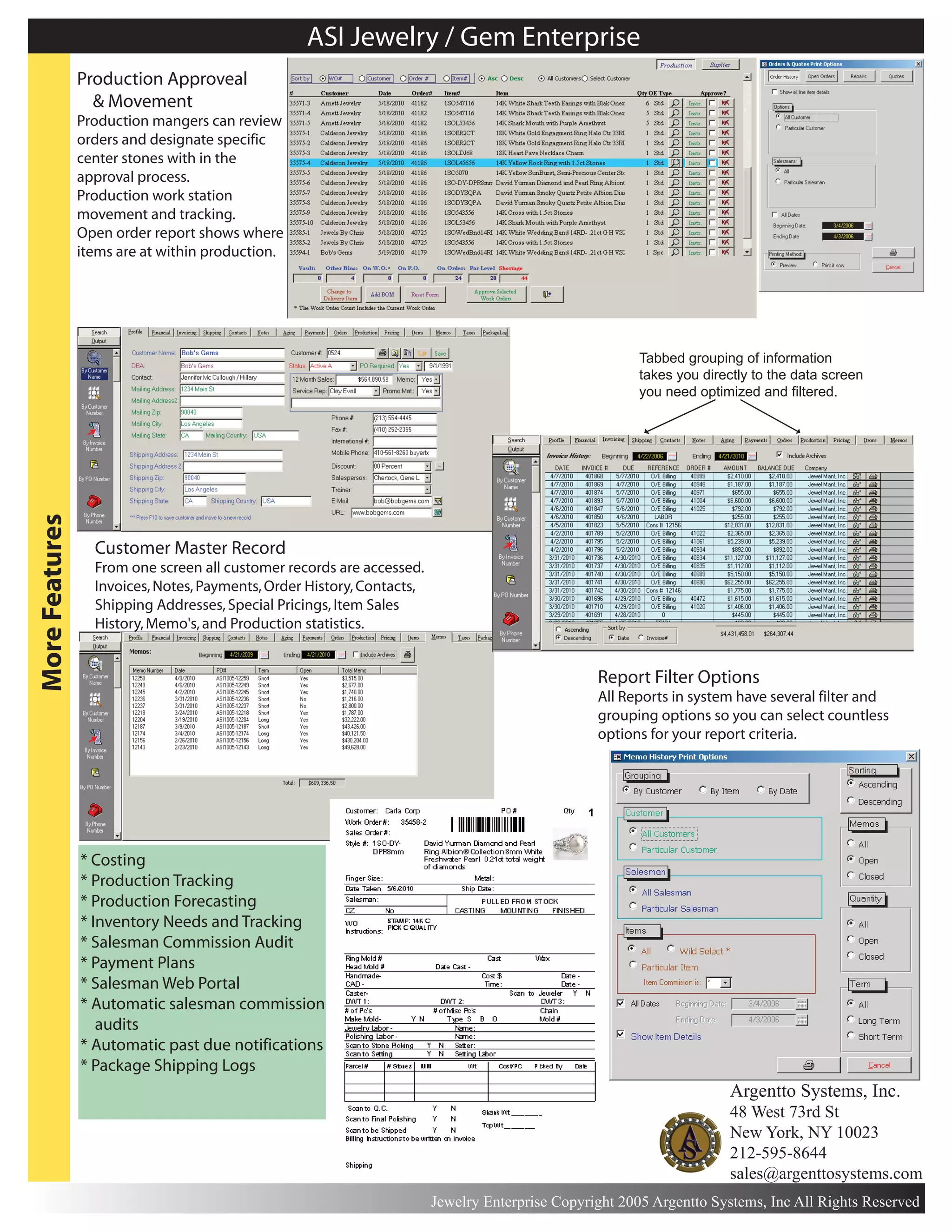 ASI Jewelry Manufacturing Accounting Software | PDF