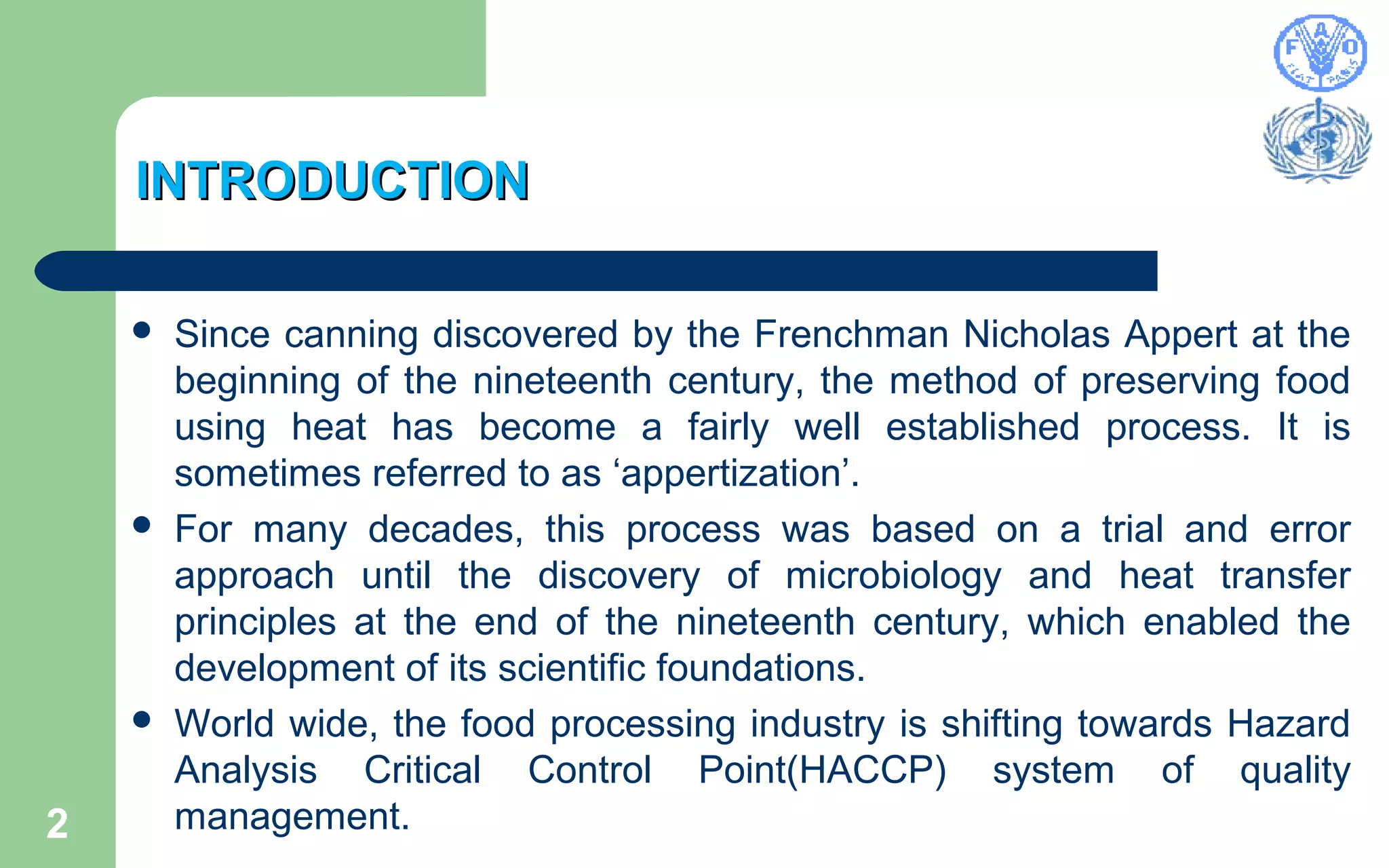 Hazard Analysis Critical Control Point | PPT