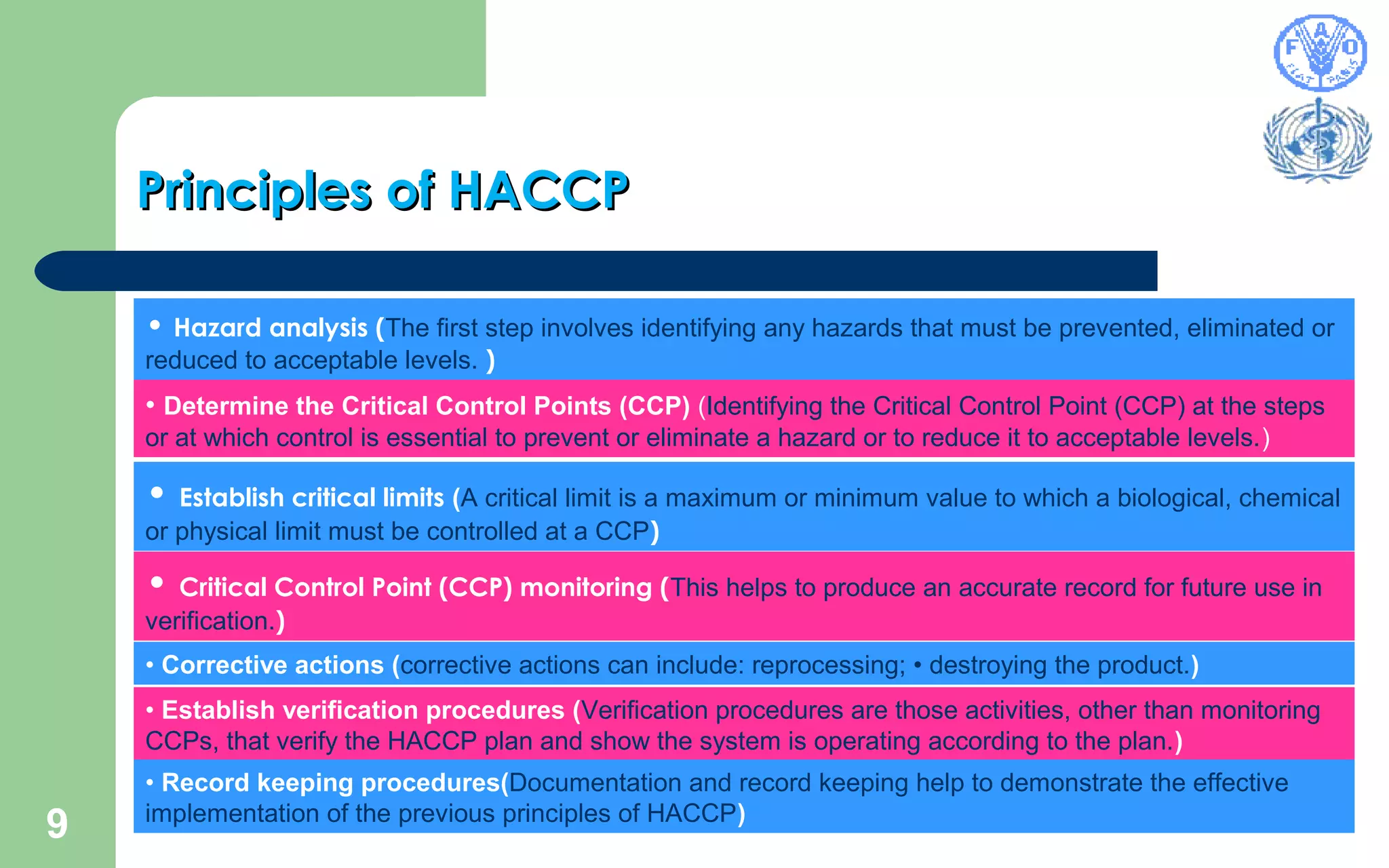 Hazard Analysis Critical Control Point | PPT