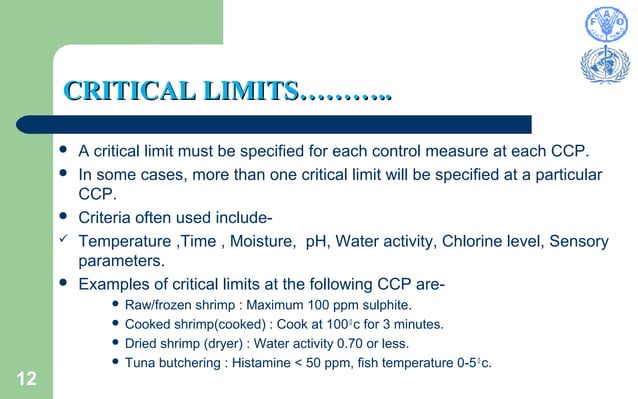 Hazard Analysis Critical Control Point | PPT | Chemistry | Science