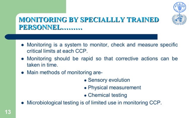 Hazard Analysis Critical Control Point | PPT | Chemistry | Science