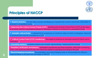 Hazard Analysis Critical Control Point | PPT