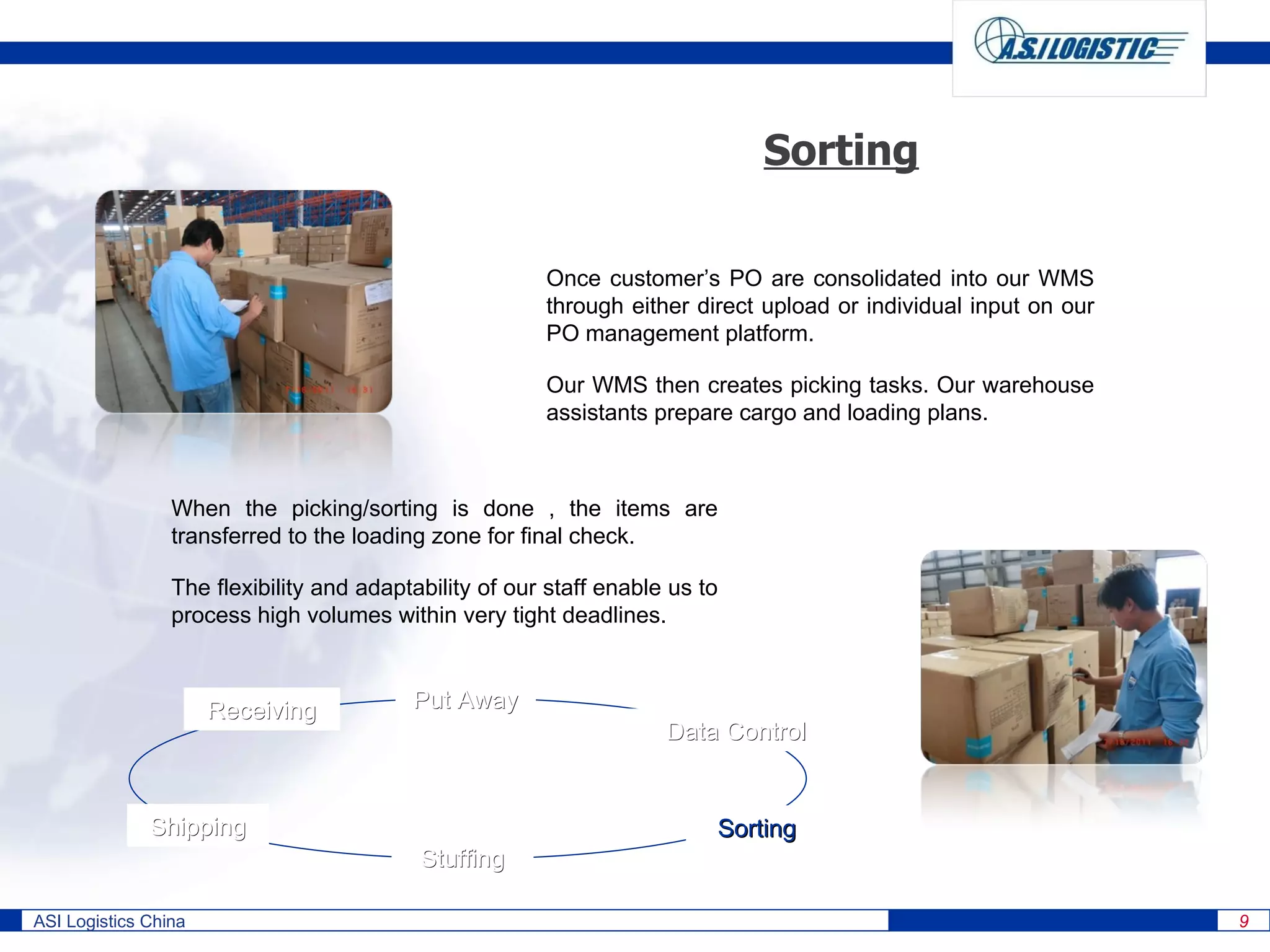 ASI Buyer Consolidation Logistic Services | PPT