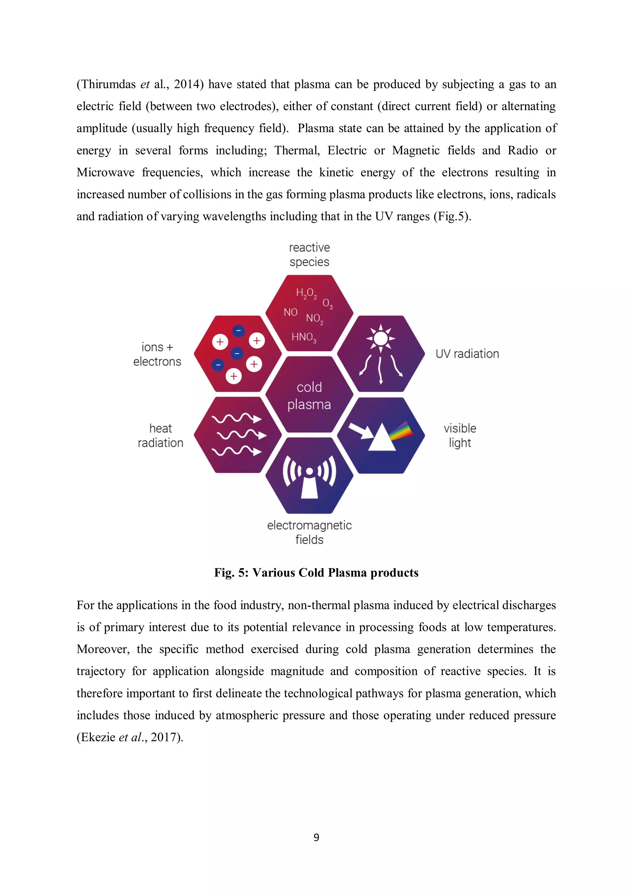 Cold Plasma- non thermal technology for food processing. | PDF