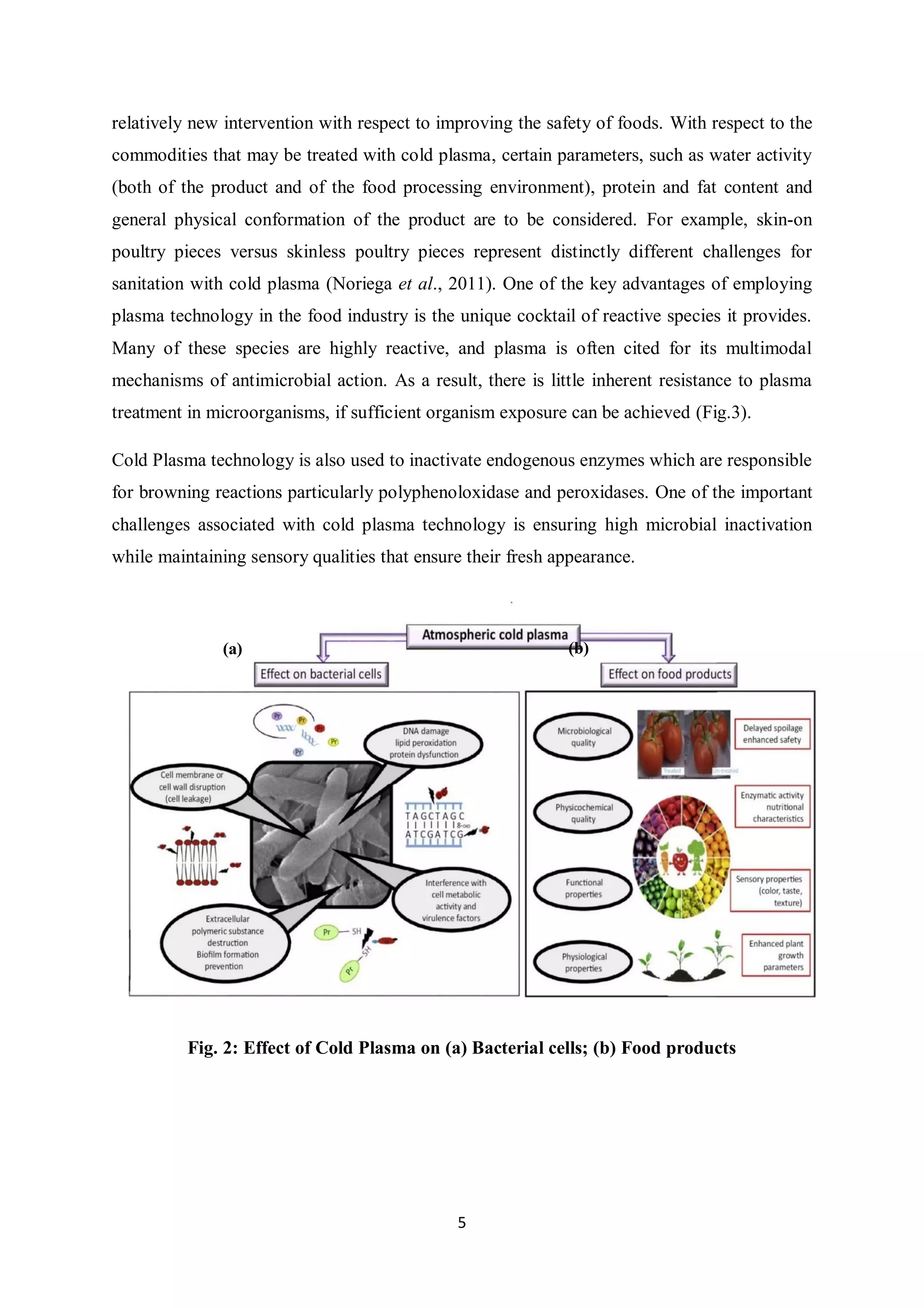 Cold Plasma- non thermal technology for food processing. | PDF