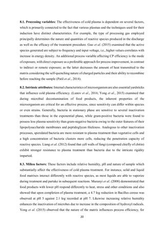 Cold Plasma- non thermal technology for food processing. | PDF
