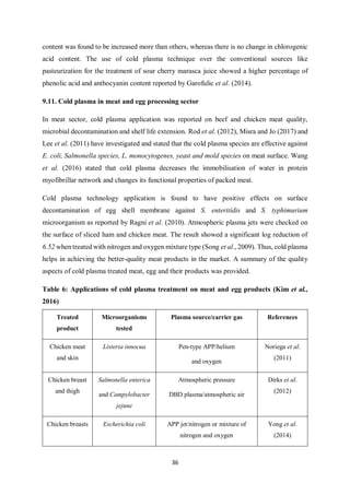 Cold Plasma- non thermal technology for food processing. | PDF