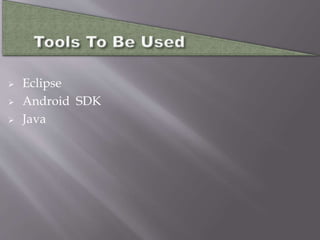 Controlling Android Phone Through SMS | PPTX