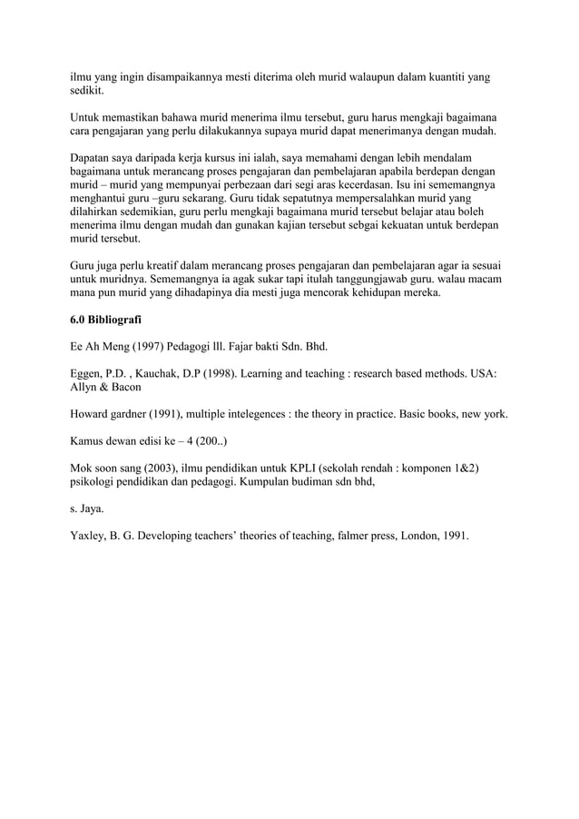 Asimen pengurusan bilik darjah dan tingkah laku | PDF