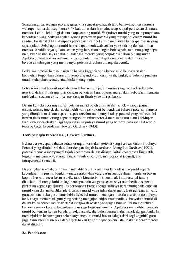 Asimen pengurusan bilik darjah dan tingkah laku | PDF