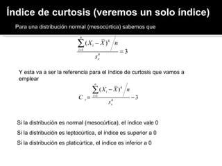 Asimetria y curtosis | PPT