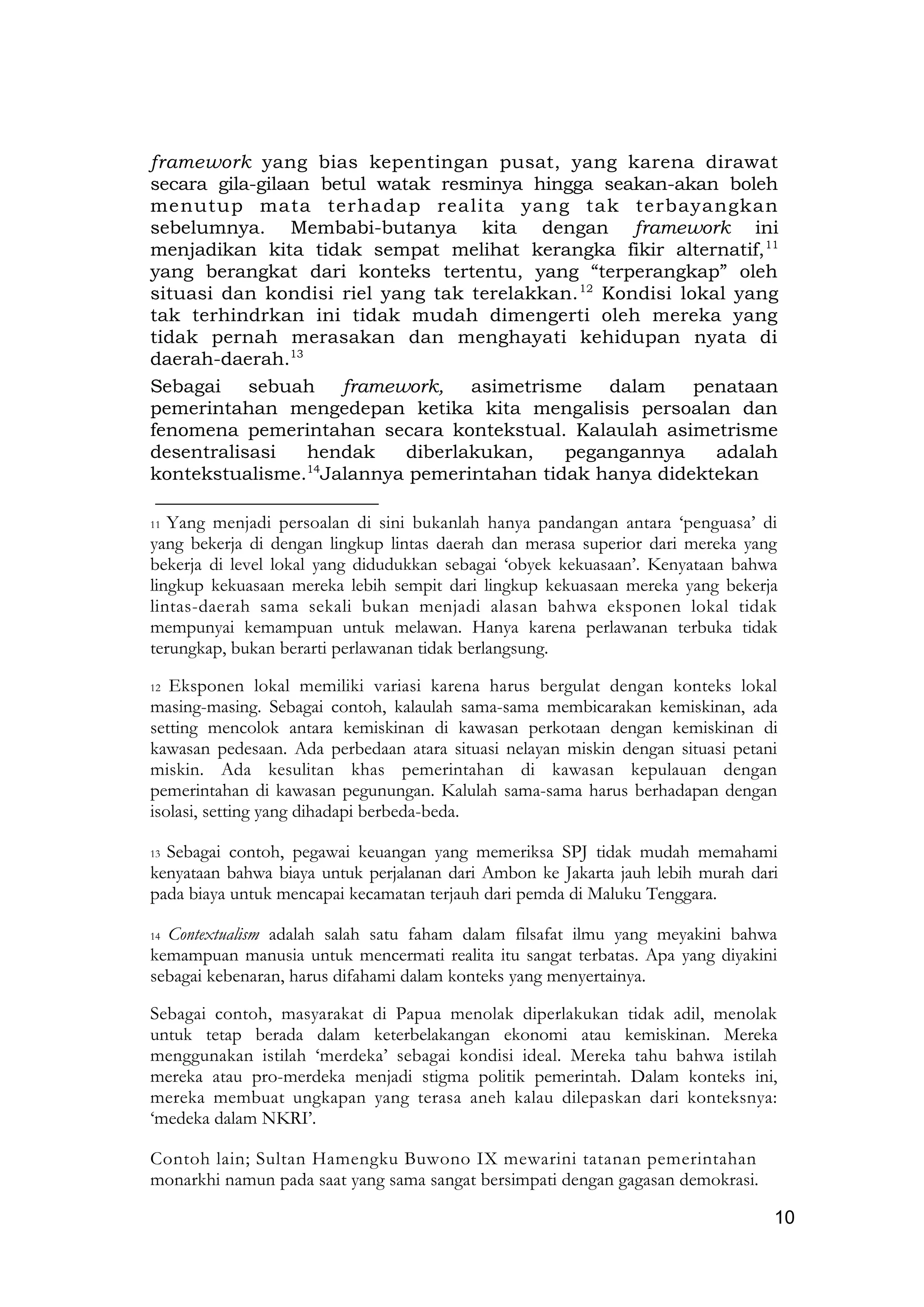 Asimetri desentralisasi libre | DOC