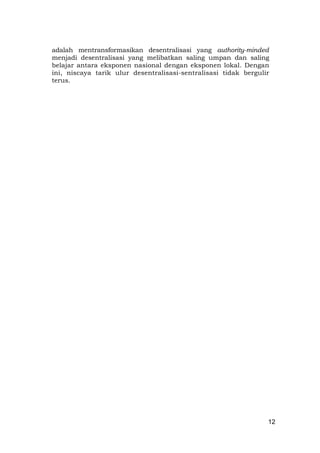 Asimetri desentralisasi libre | DOC