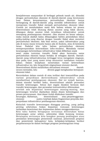 Asimetri desentralisasi libre | DOC