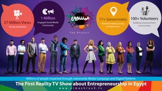 Using the Media as a tool for Social Change: Reality TV in Egypt - Asim ...