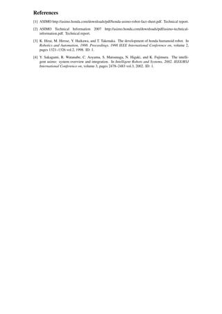 Asimo brief introduction | PDF