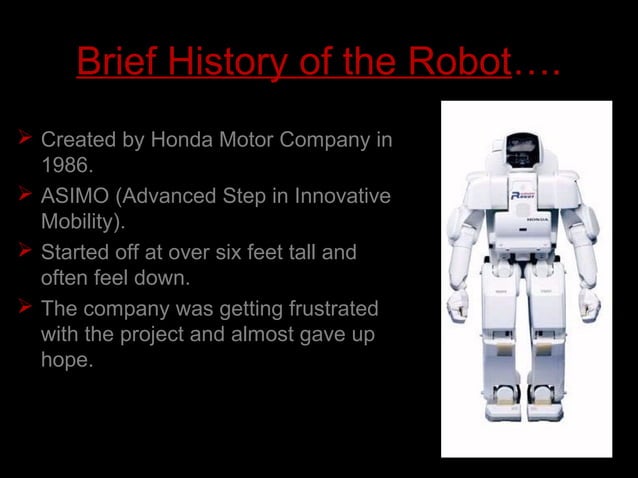 Asimo Robot | PPT