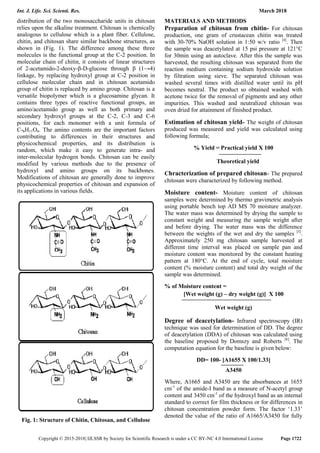 A simple and effective method for preparation of chitosan from chitin | PDF