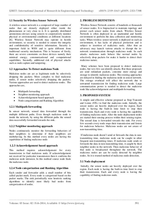 A Simple And Effective Scheme To Find Malicious Node In Wireless Sens